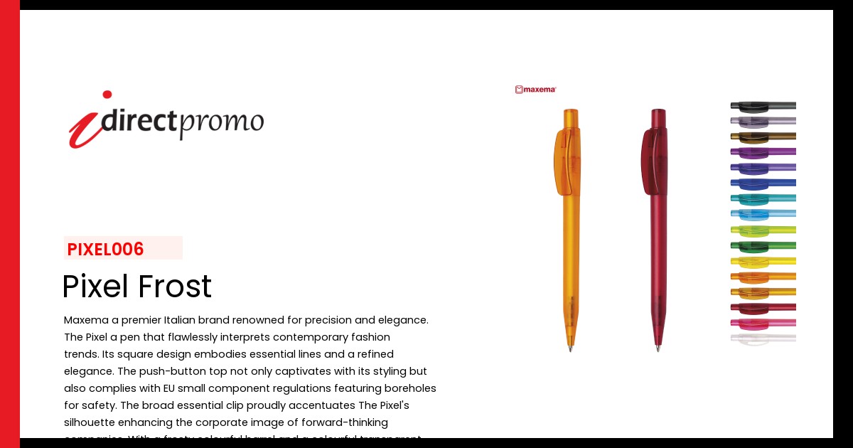 Pixel Frost IDirectPromo - Custom Promotional Products and Corporate ...