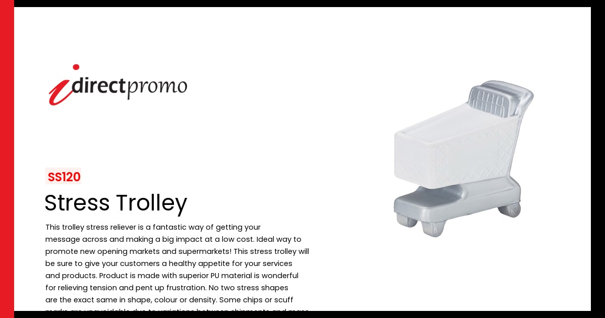 Stress Trolley IDirectPromo - Custom Promotional Products and Corporate ...
