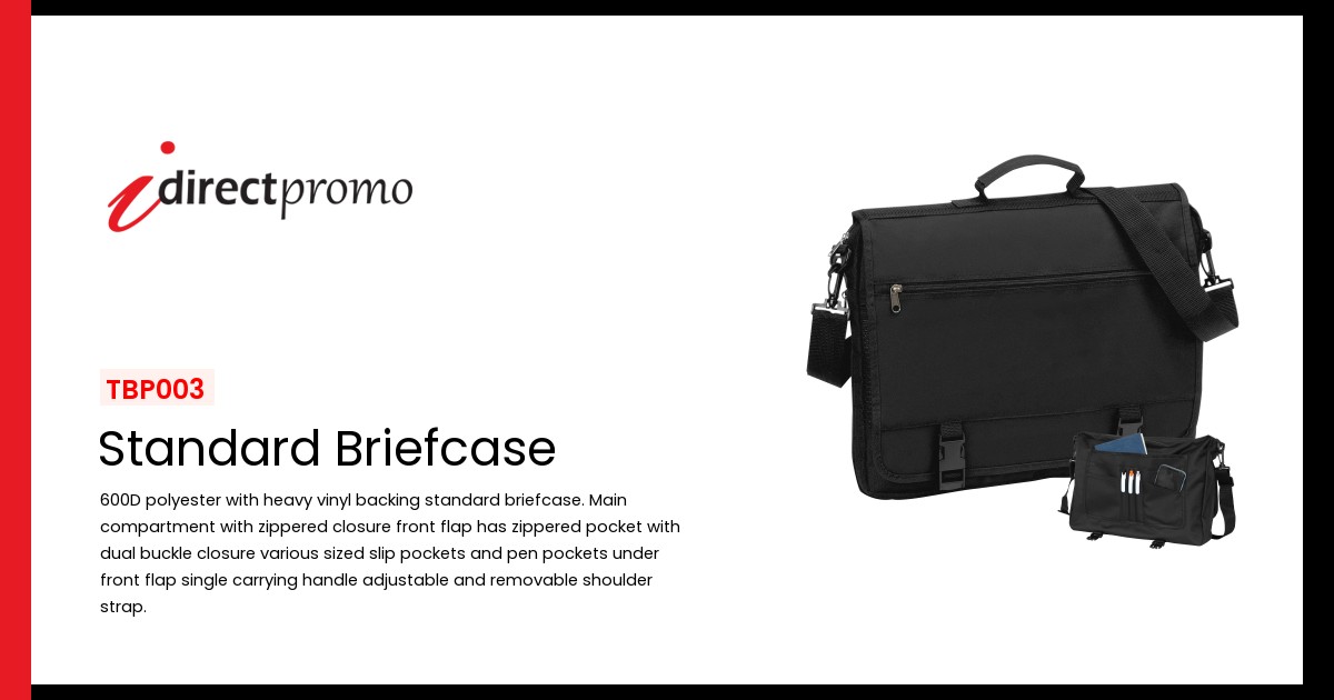 Standard Briefcase IDirectPromo - Custom Promotional Products and ...